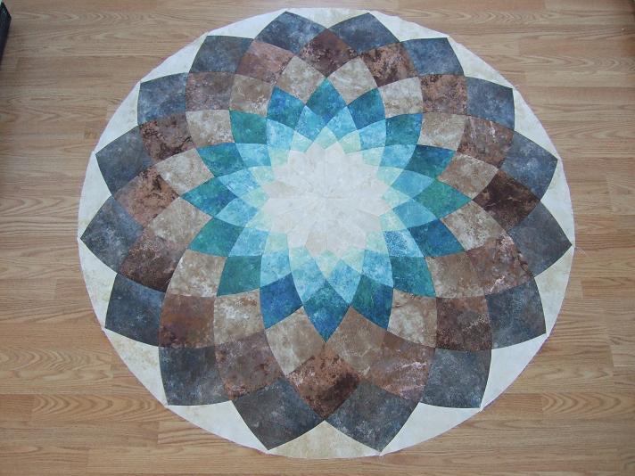 How To make Giant Dahlia Quilt Pattern ~ Design Patterns Online