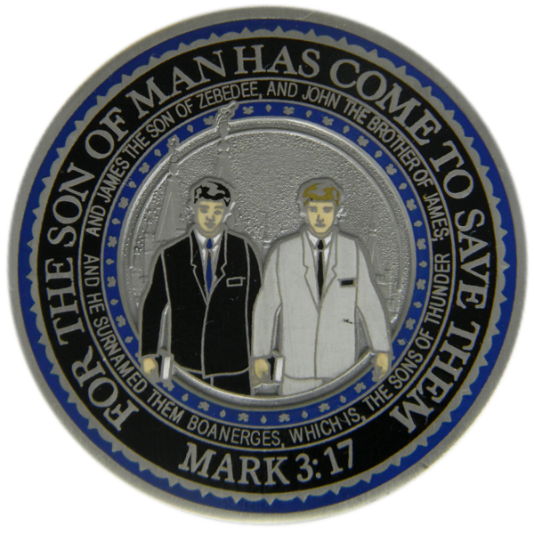 Point Emblems: Boanerges - Sons of Thunder Challenge Coin