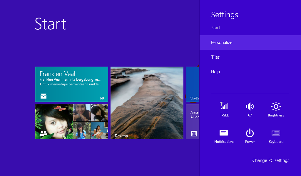 BLOG GO BLOG: MENGGANTI BACKGROUND WINDOWS 8.1