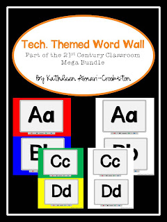Middle Grades Maven: 21st Century Classroom: Technology Themed Decor