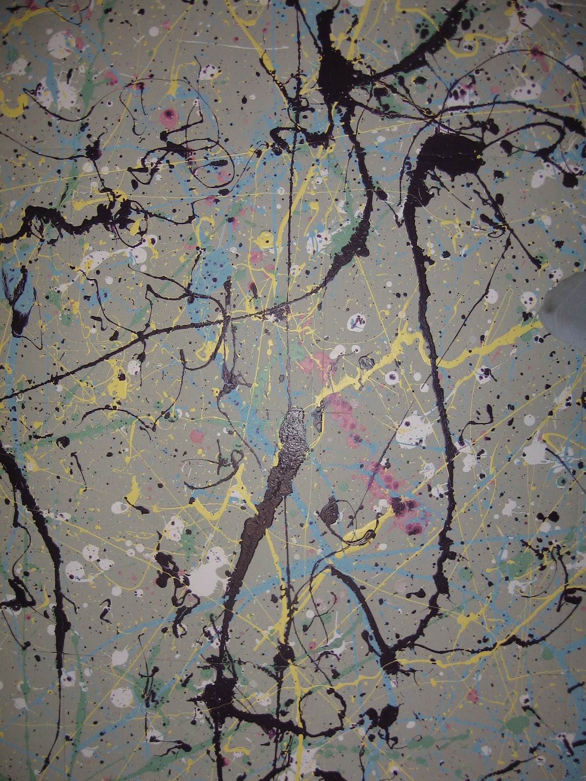 Peripatetic Designer: Jackson Pollock Style Floor Treatment