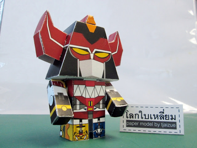 Megazord Paper Toy ~ Paperkraft.net - Free Papercraft, Paper Model ...