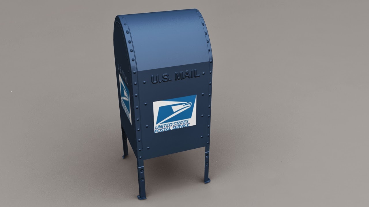 Chad Brocker: Low Poly Mail Box