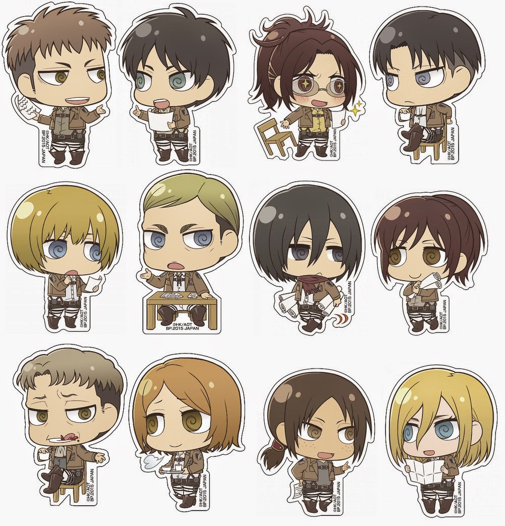 some cool snk stickers | Chibi dibujos, Artesanías de anime, Pegatinas ...