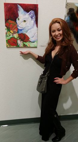 SHALLA Paintings: "For the Love of Cat" by Shalla Art at the Las Vegas ...