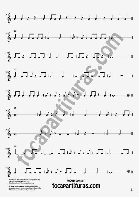 diegosax: 35 Ejercicios Rítmicos en 4/4 Partituras de Ritmos con Negra ...