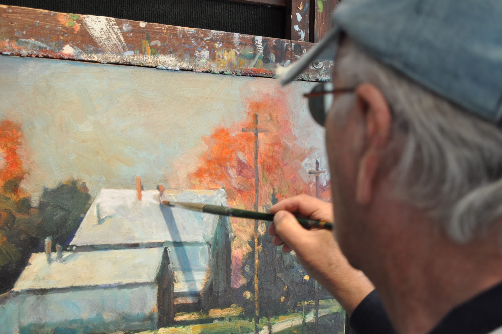 American Moment: Frank Rowland W/S N/C....Original Fine Art