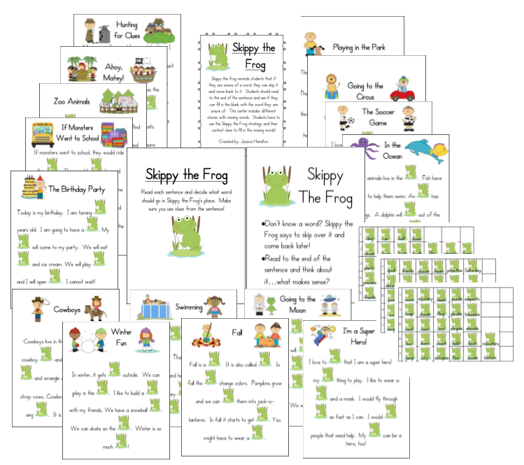 The Primary Treehouse: Skippy The Frog Decoding