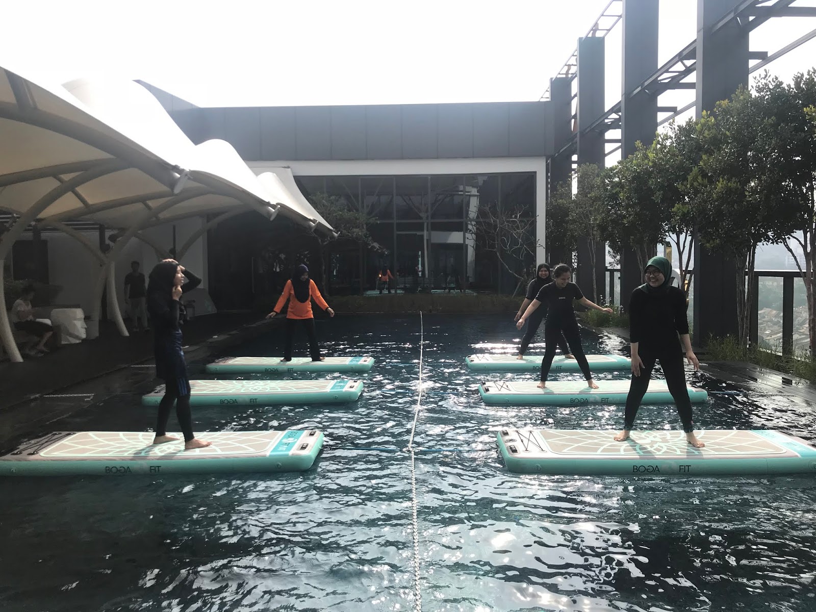 Boga Fit - yoga atas air - athirahassin