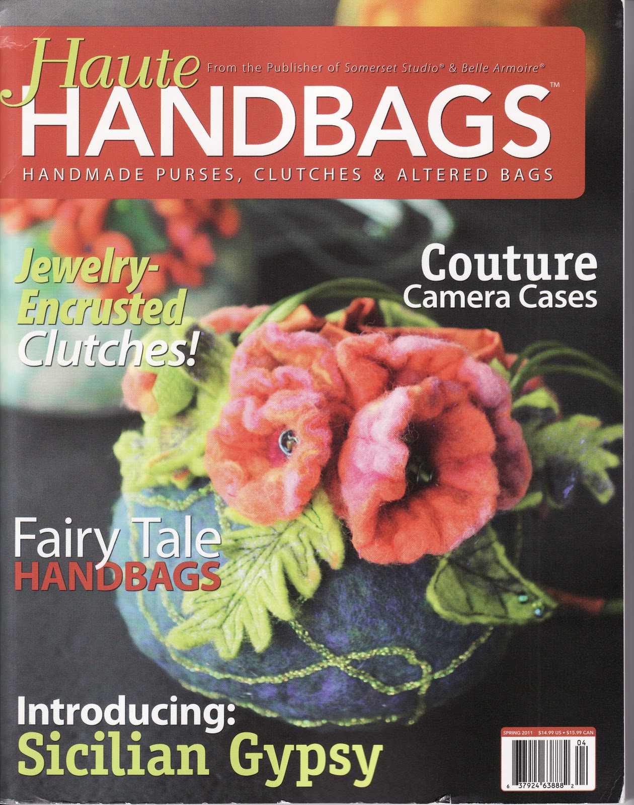 Sarah H. Jackson, Textile Artist: Haute Handbags Magazine, "Crackle"