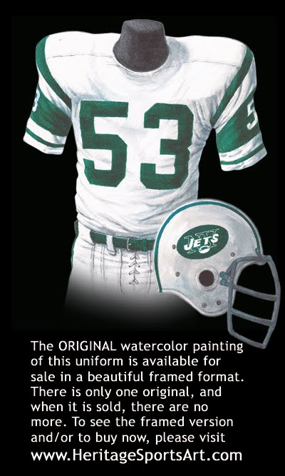 New York Jets Uniform and Team History | Heritage Uniforms and Jerseys ...