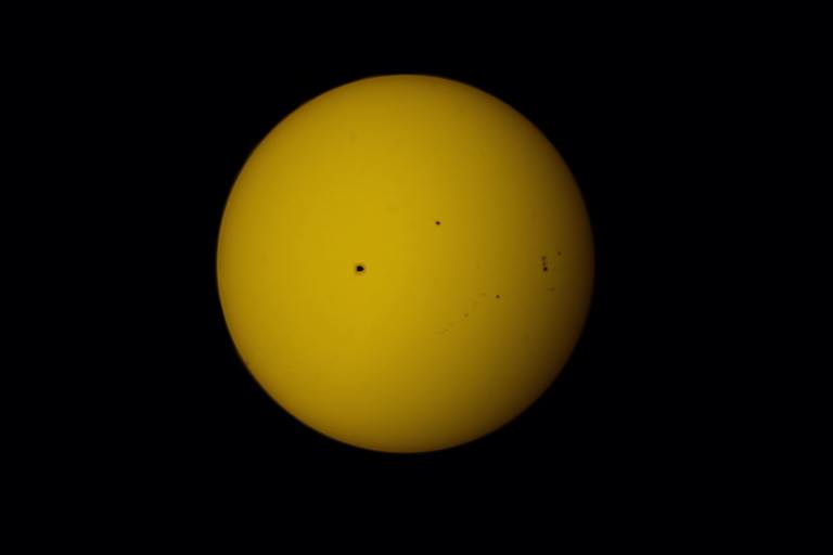 Astrofotografía desde Carrasco-Montevideo: Un día de sol