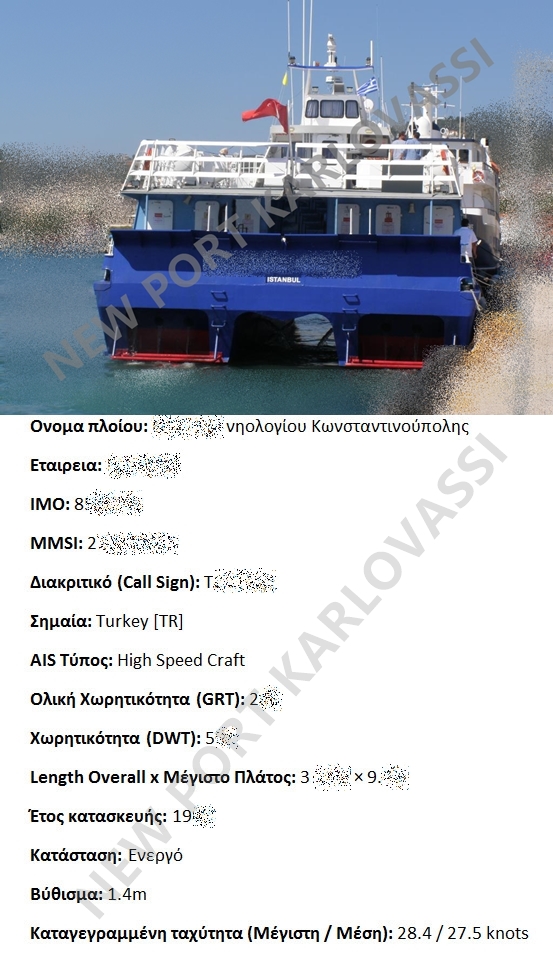 New Port Karlovassi: Το Dedetas 1 φευγει το ..... .... ερχεται