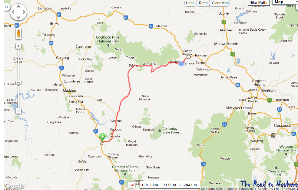 The Road to Nowhere: NSW Rides