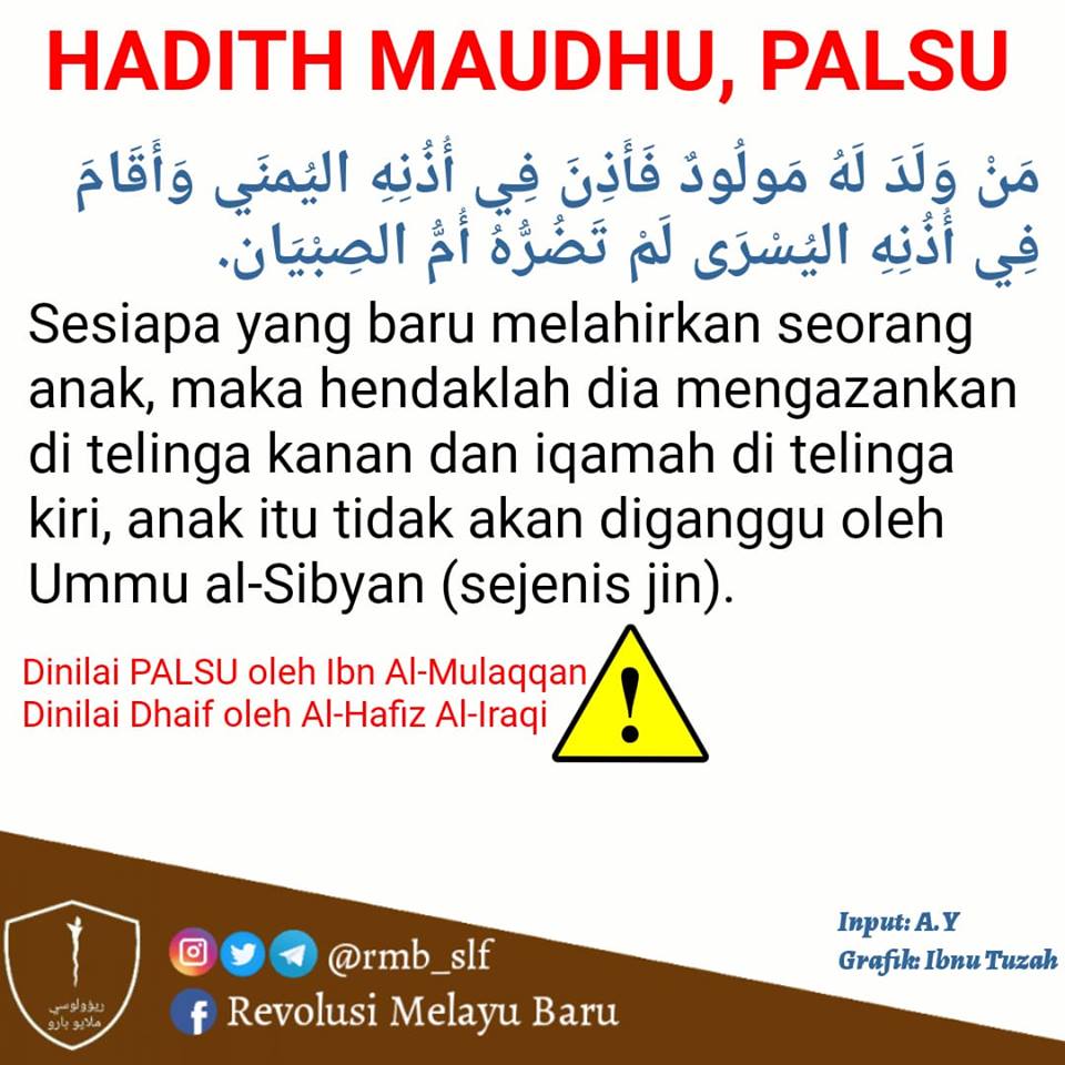 Kompilasi Infografik Hadis Palsu Dan Dhaif 2015-2018