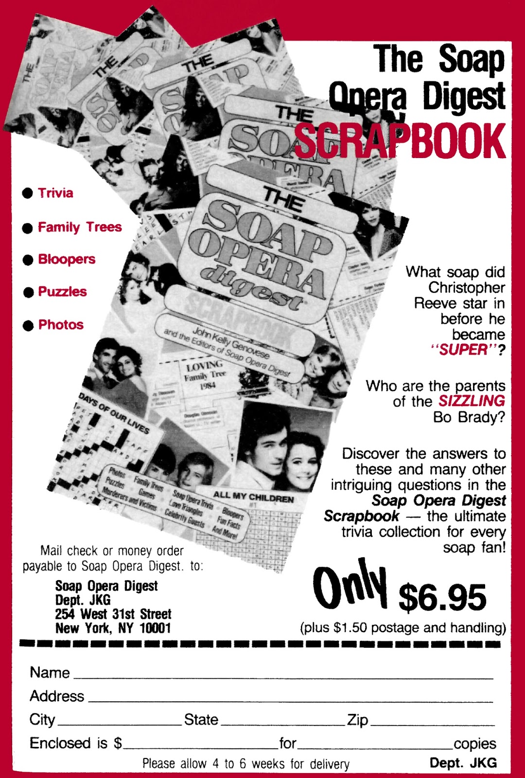 Soap Ads: The Soap Opera Digest Scrapbook Ad