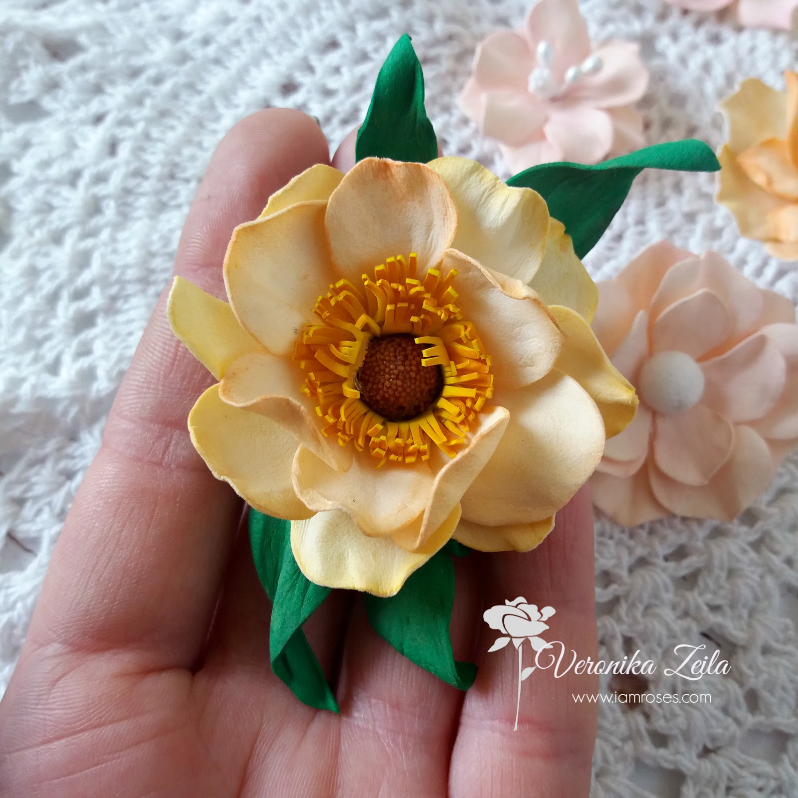 I Am Roses Challenge Blog: Foam Flowers Tutorial