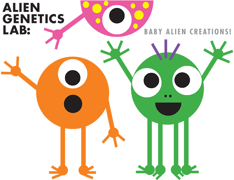 E is for Explore!: Alien Genetics Lab: Baby Alien Creation