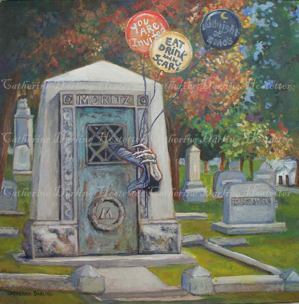 Cathy Darling's Pure Art Studio: Emo's Grave - An Urban Legend