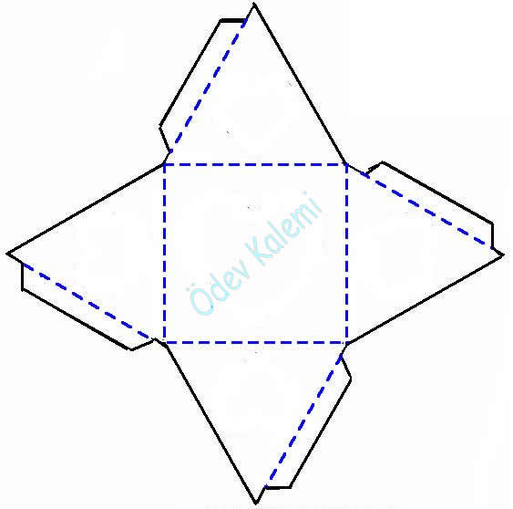 3. Sinif 4. Sinif ve 5. Sinif Matematik Dersi Piramit Yapımı - Ödev Kalemi