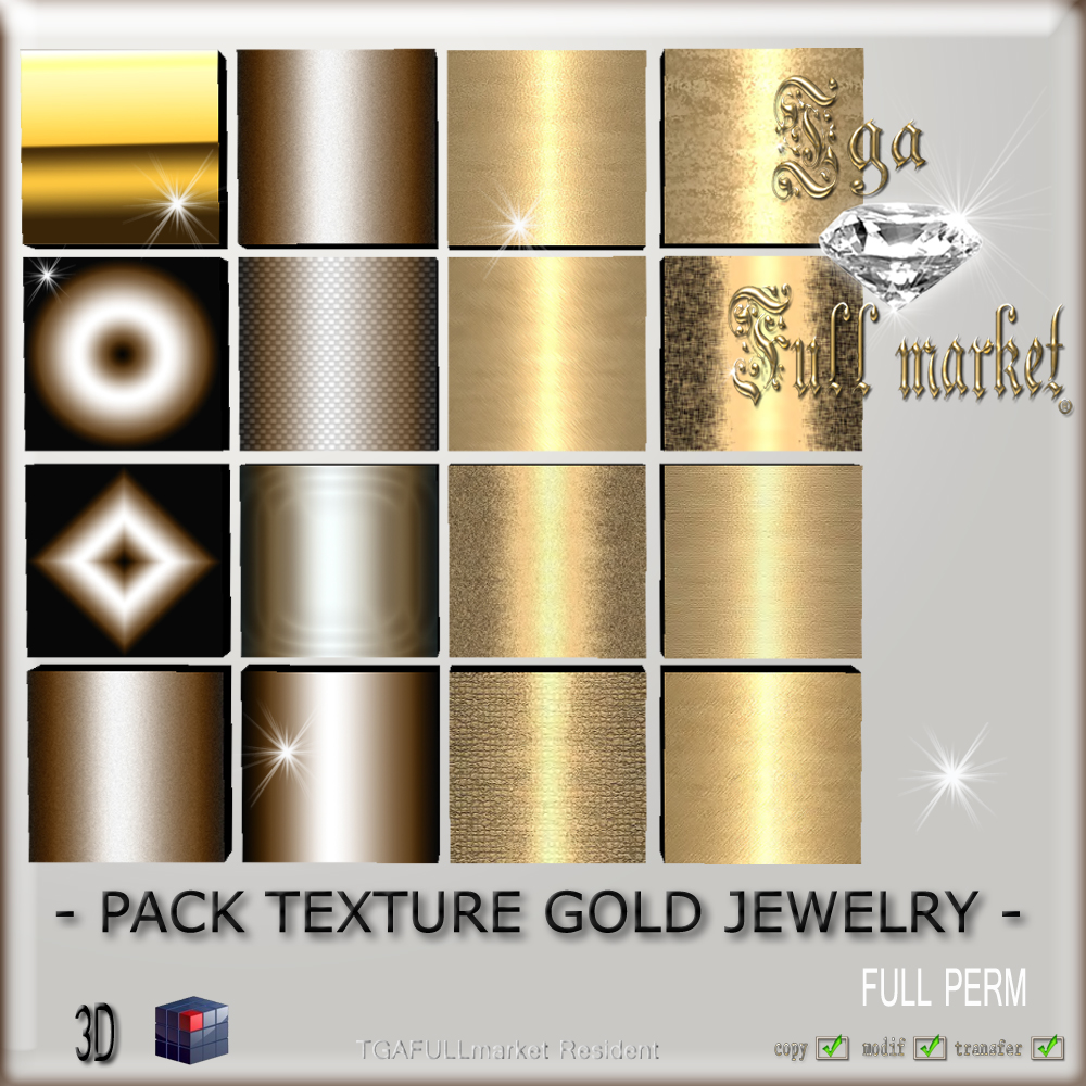 * SCULPT JEWELRY and MORE *: Pack Textures Jewelry
