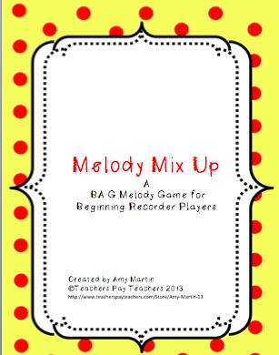 Treble in the Classroom: Melody Mix Up For Recorder