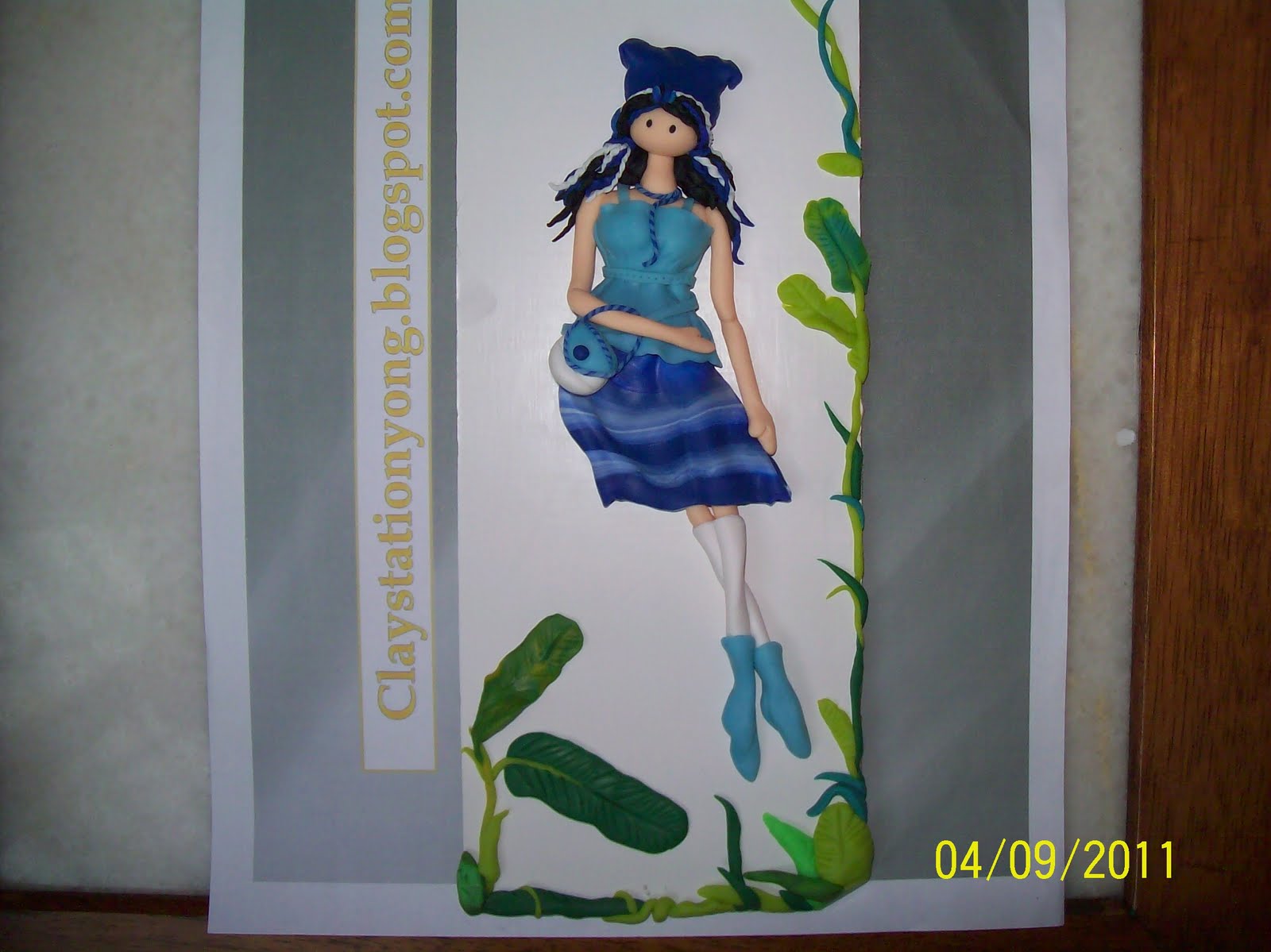 Claystationyong: Polymer Clay Gloss Varnish-Fashion Clothing Figurine ...