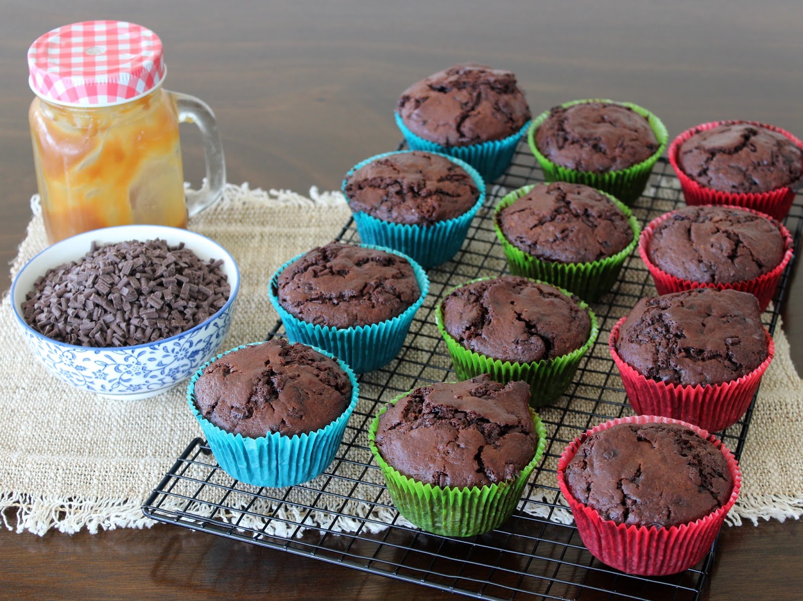 PicNic: Double Chocolate and Salted Caramel Muffins