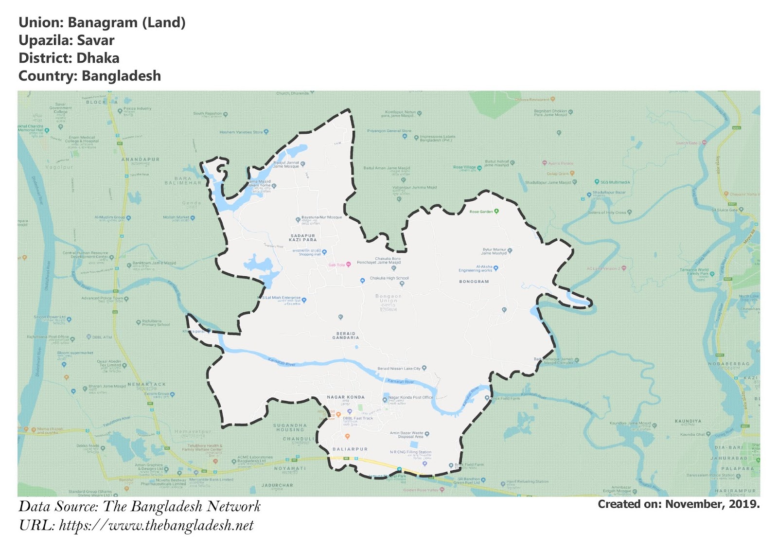 Banagram Union, Dhaka