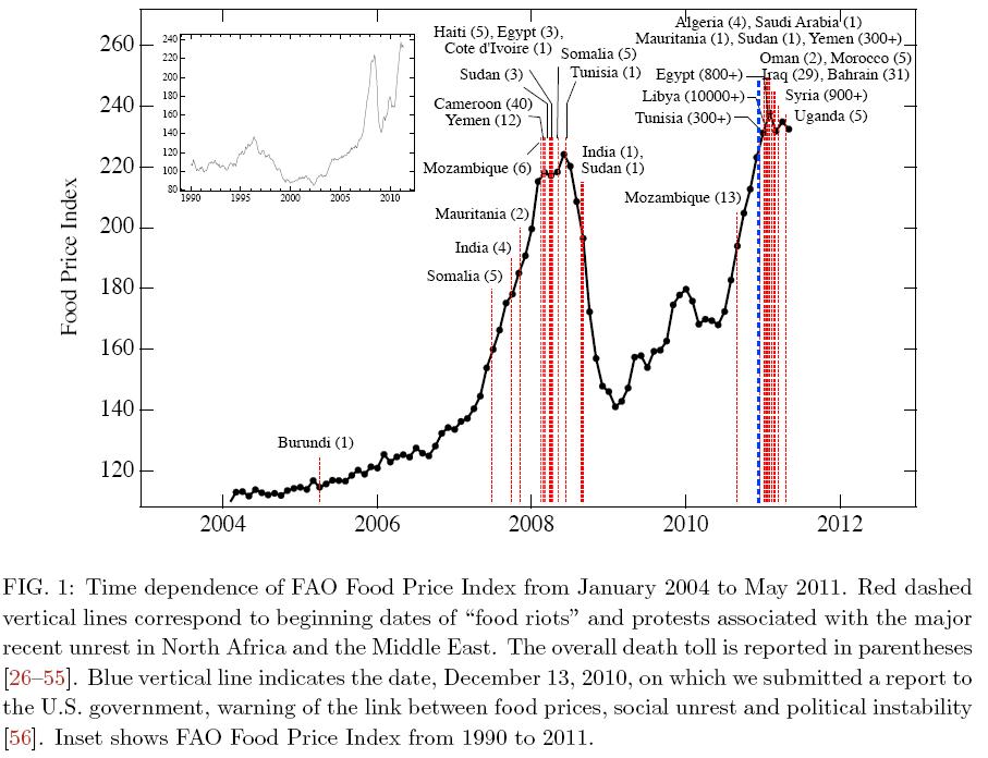 CONVERSABLE ECONOMIST: High Food Prices and Political Unrest