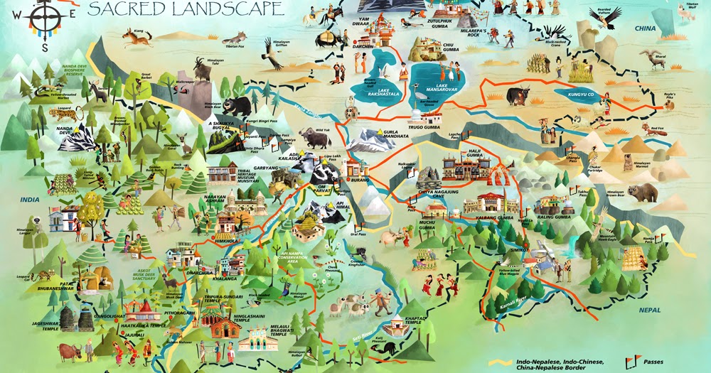 Green Humour: Kailash Sacred Landscape- an Illustrated Map