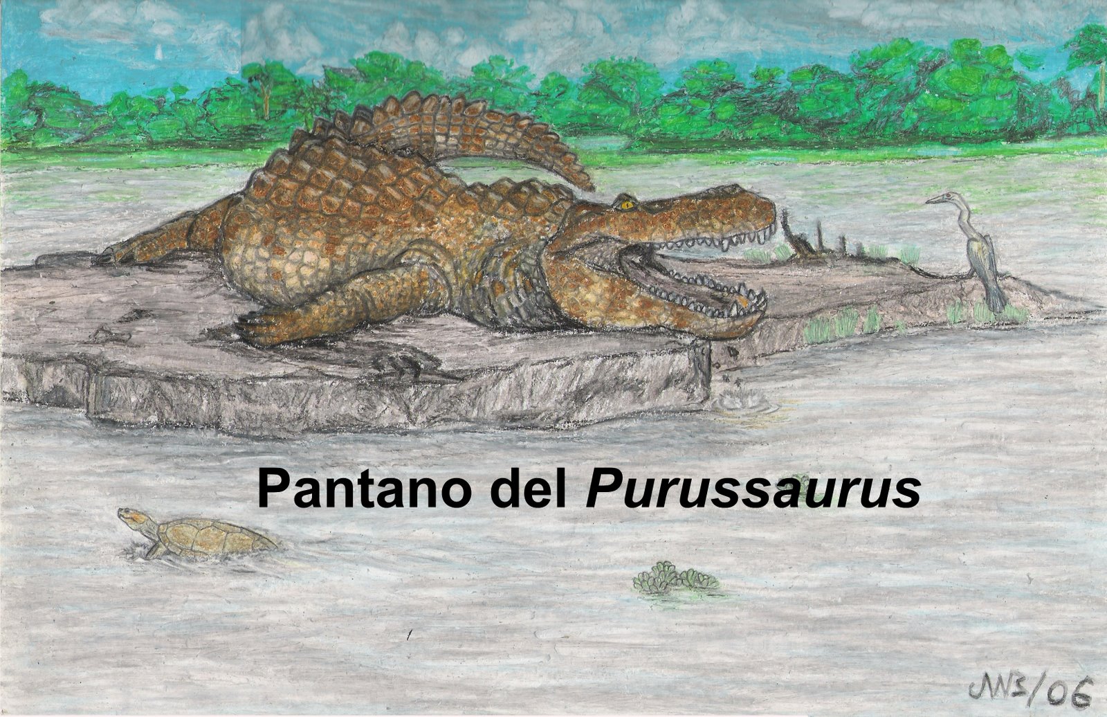 El pantano del Purussaurus (The Purussaurus Swamp): Acerca del caiman ...
