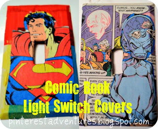 Pinterest Adventures: Comic Book Light Switch Covers