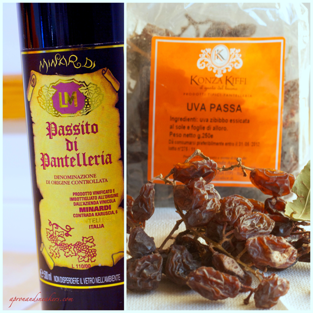 Passito di Pantelleria Straw Wine Truffles with Dried Grapes