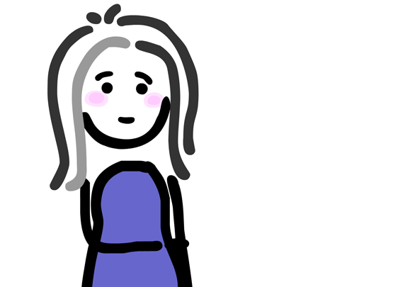 The Animated Woman: Turning invisible.