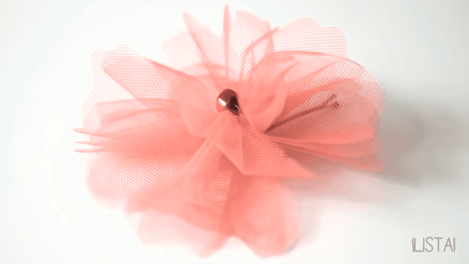 Cómo hacer una flor de tul ~ Colours for Baby