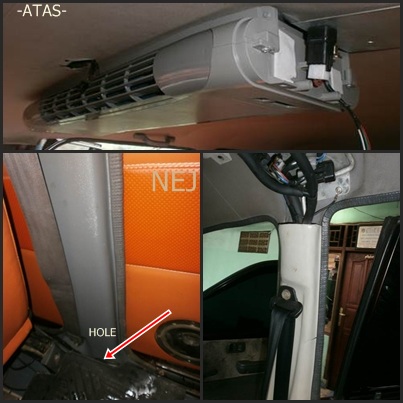 pasang double blower kijang kapsul lx - merk concorde made thailand ...