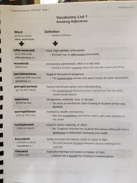 Homestead Bounty Blessings: PSAT - SAT Practice REVIEW