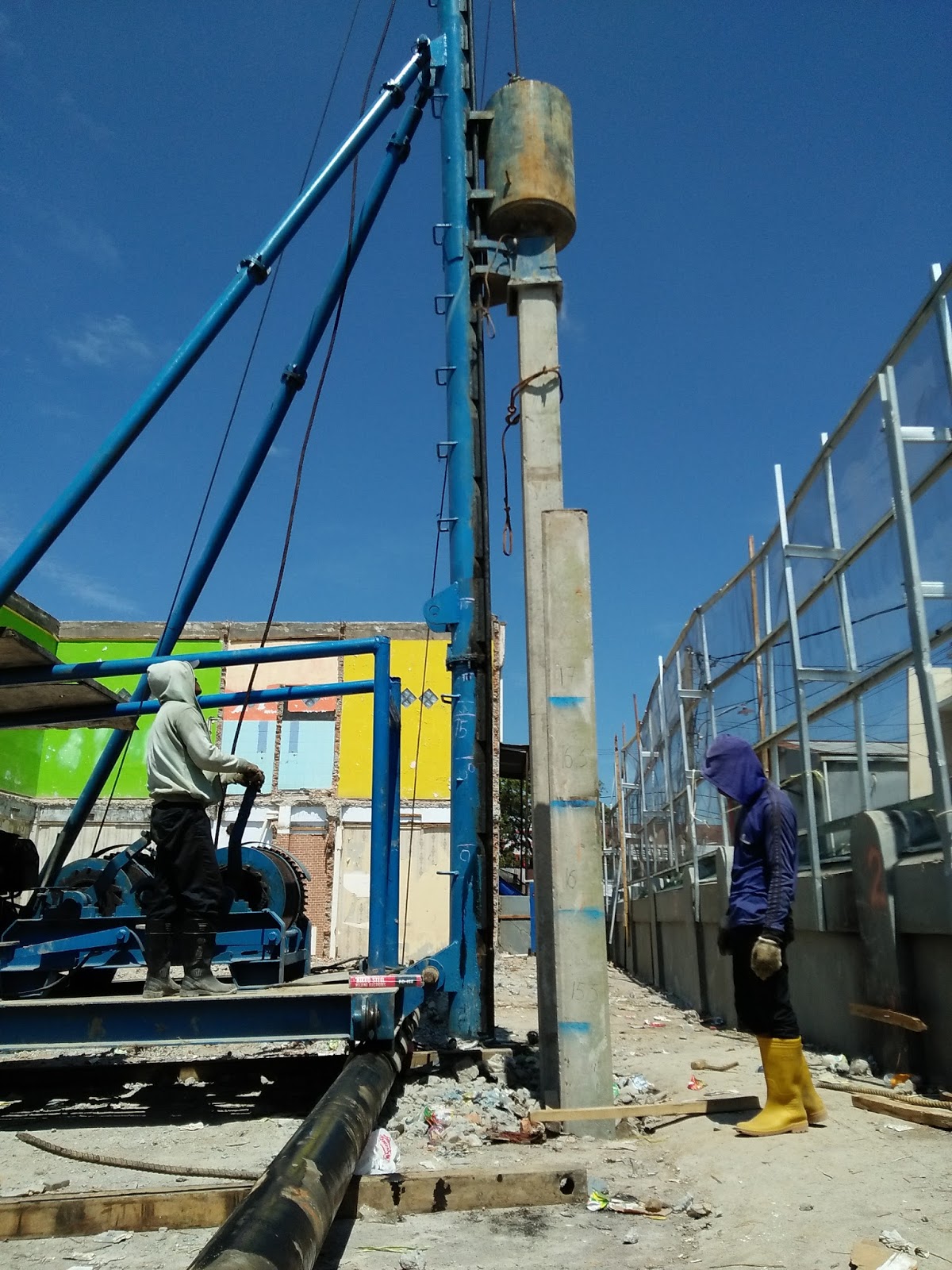 Tahapan Pelaksanaan Pekerjaan Pondasi Tiang Pancang ~ Portal Sipil