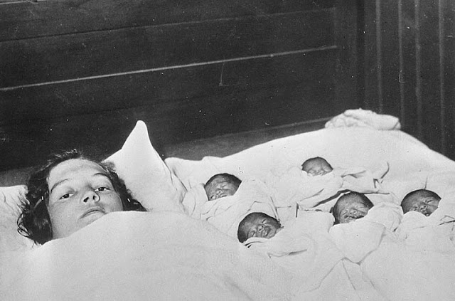 The First Quintuplets Known to Have Survived Infancy: 26 Vintage ...