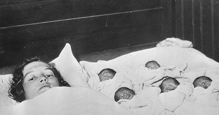 The First Quintuplets Known to Have Survived Infancy: 26 Vintage ...