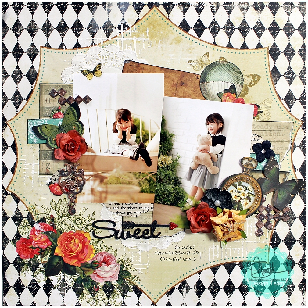 Marion Smith Designs: sweet layout with Yuko