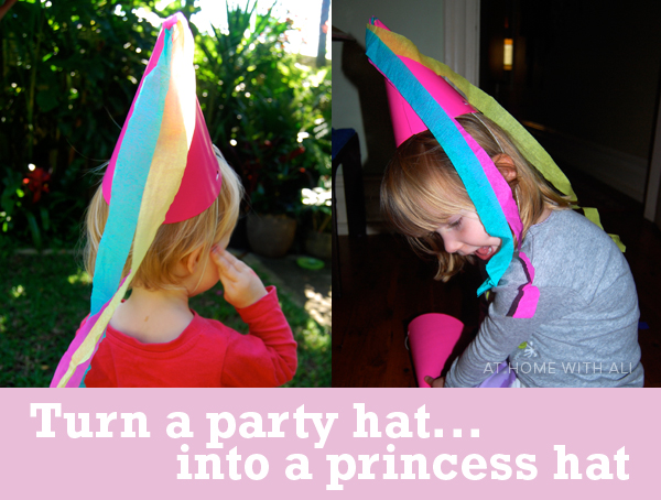 At home with Ali: Party hats to Princess hats