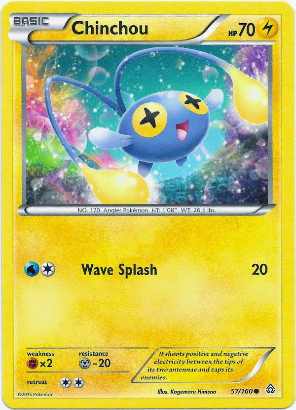 Chinchou -- Primal Clash Pokemon Card Review | PrimetimePokemon's Blog