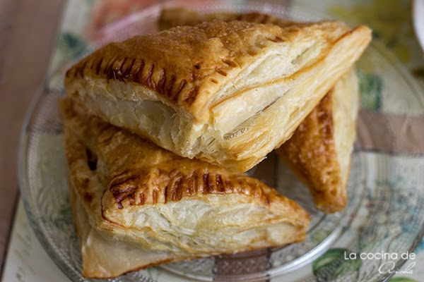 La cocina de Aisha: Appleflap (Triángulos de hojaldre rellenos de manzana)