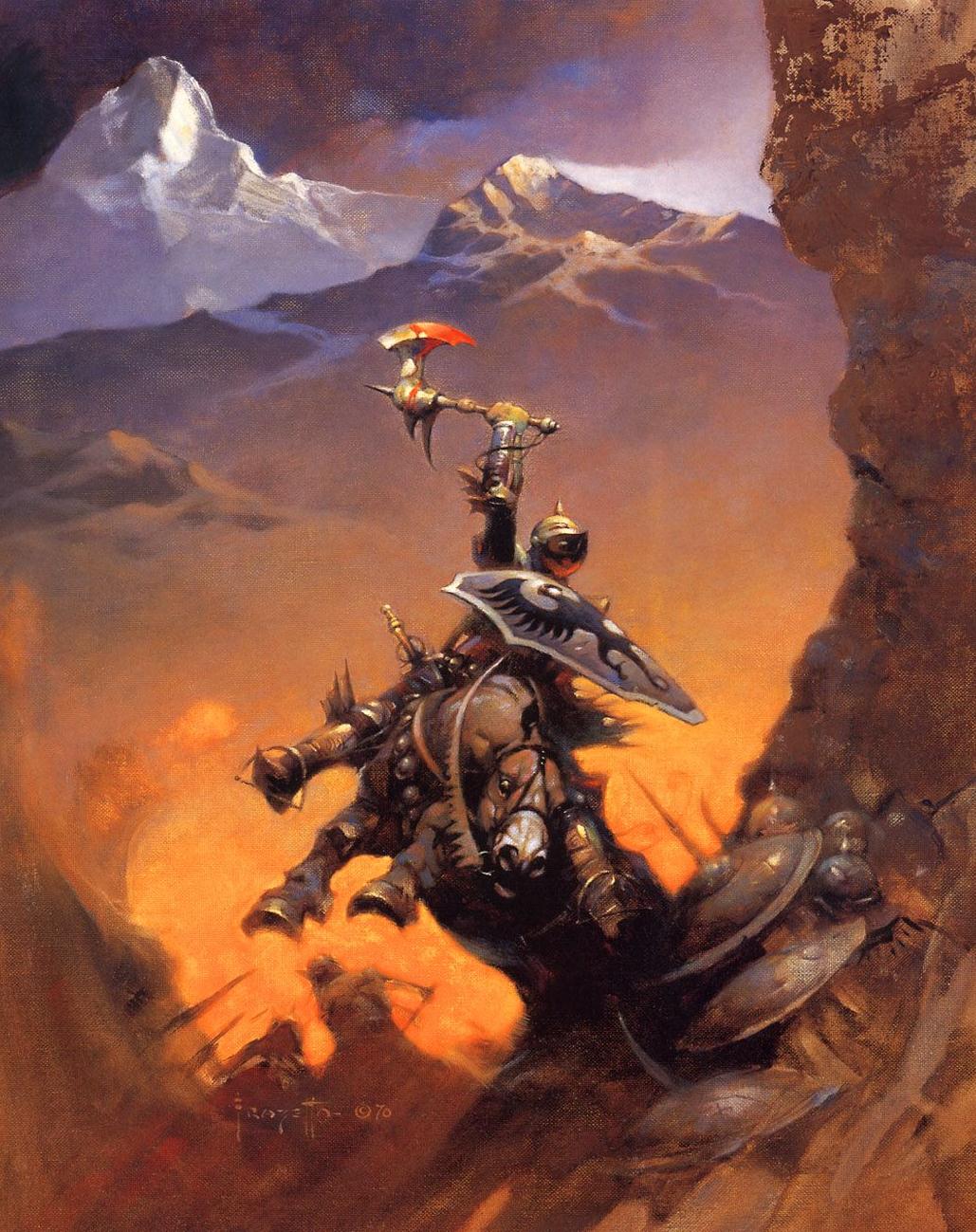 Cap'n's Comics: Scarey Good Frank Frazetta