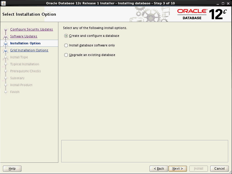 Dbahub Installing Oracle12c Software And Creating A Database On Linux Basic Installation