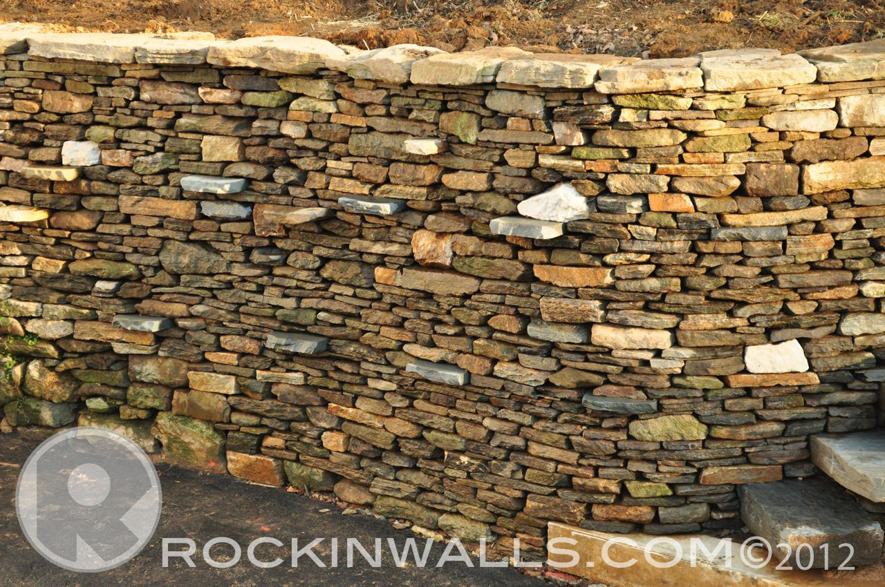 ROCKIN WALLS: How To - Tie Rocks / Through - Stones