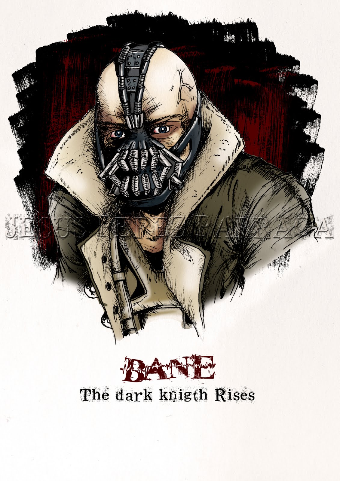 Los dibujos de Jexuxin: Bane "the dark knight Rises"