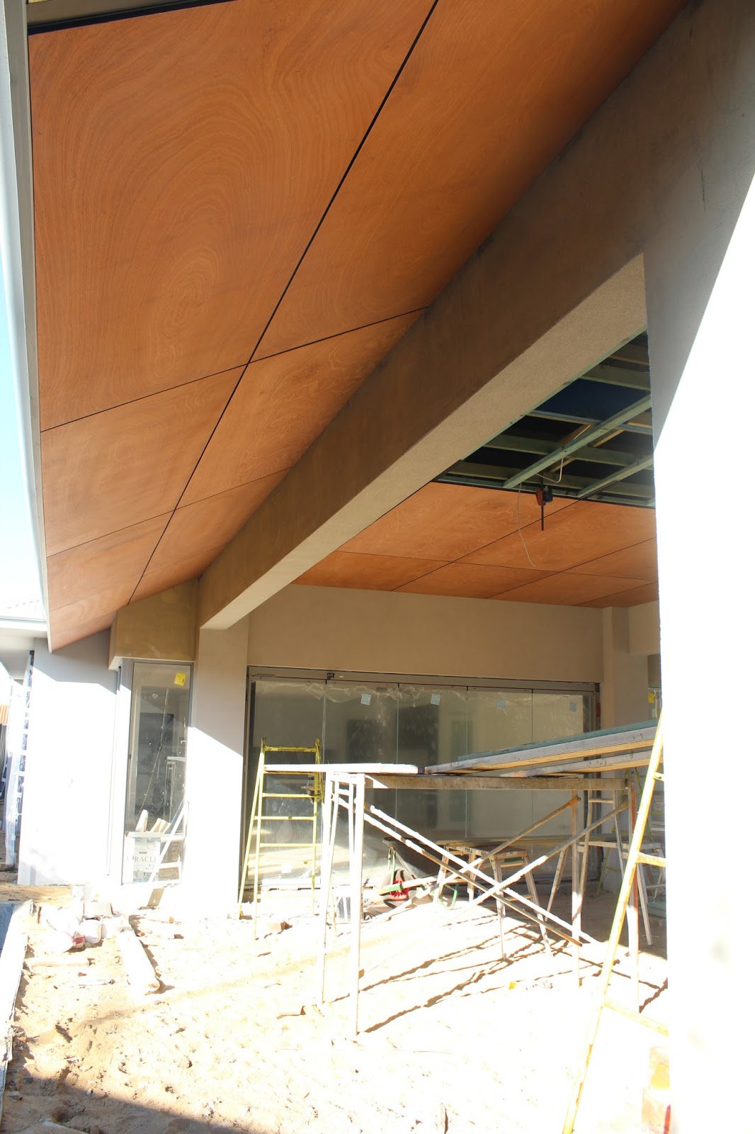 Carine Dream: Exterior ceilings - work in progress!